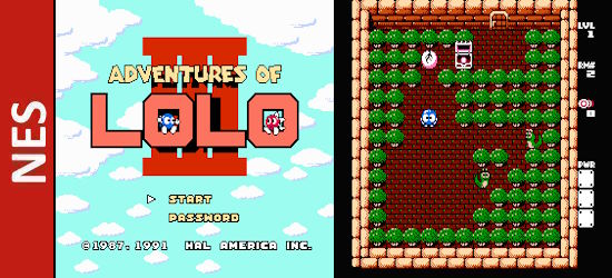 Adventures of Lolo 3 для NES скачать или играть Онлайн - GameROMs ️