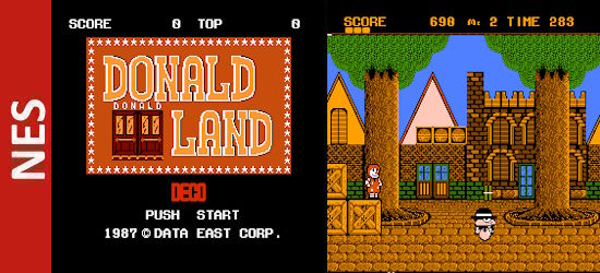 Donald Land (RUS) для NES скачать или играть Онлайн - GameROMs ️