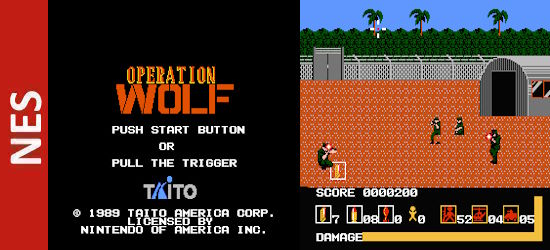 Operation Wolf для NES скачать или играть Онлайн - GameROMs ️