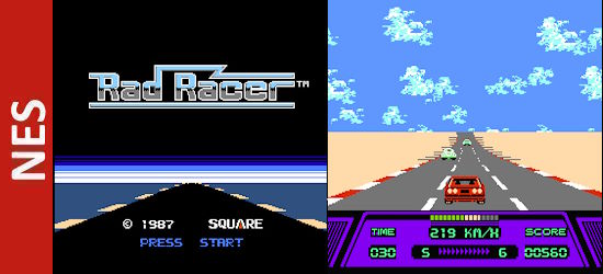 Rad Racer для NES скачать или играть Онлайн - GameROMs ️