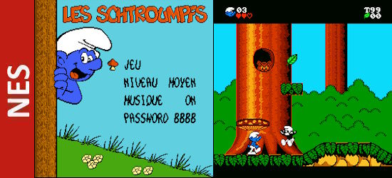Smurfs для NES скачать или играть Онлайн - GameROMs ️