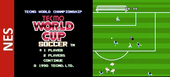 Tecmo World Cup Soccer для NES скачать или играть Онлайн - GameROMs ️